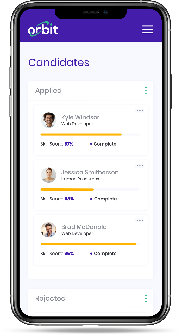 Orbit Jobs - Video Interview Intelligence. Pre-employment assessment